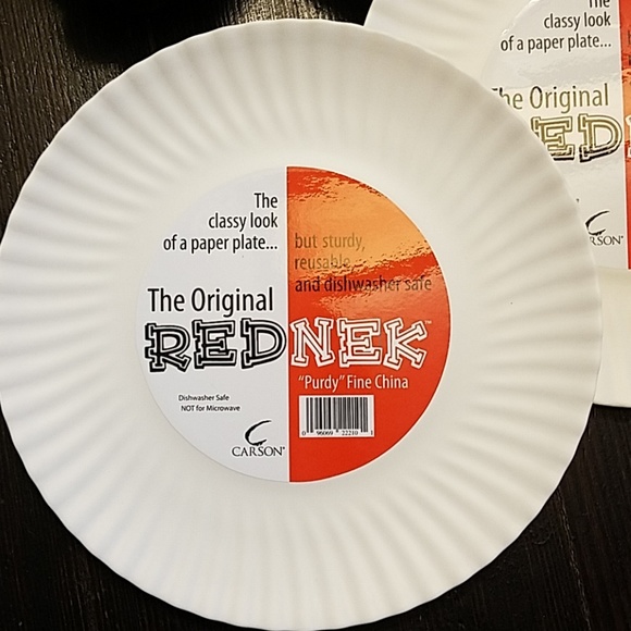 original RedNek | Dining | Nwt Original Rednek Melamine Plates Set ...